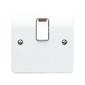 K5423WHI | MK | 20amp Double pole switch and Flex outlet with neon ...