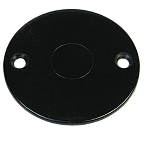 Black Circular Conduit Lid | Conduit Accessories | LIDB - Superlec Direct
