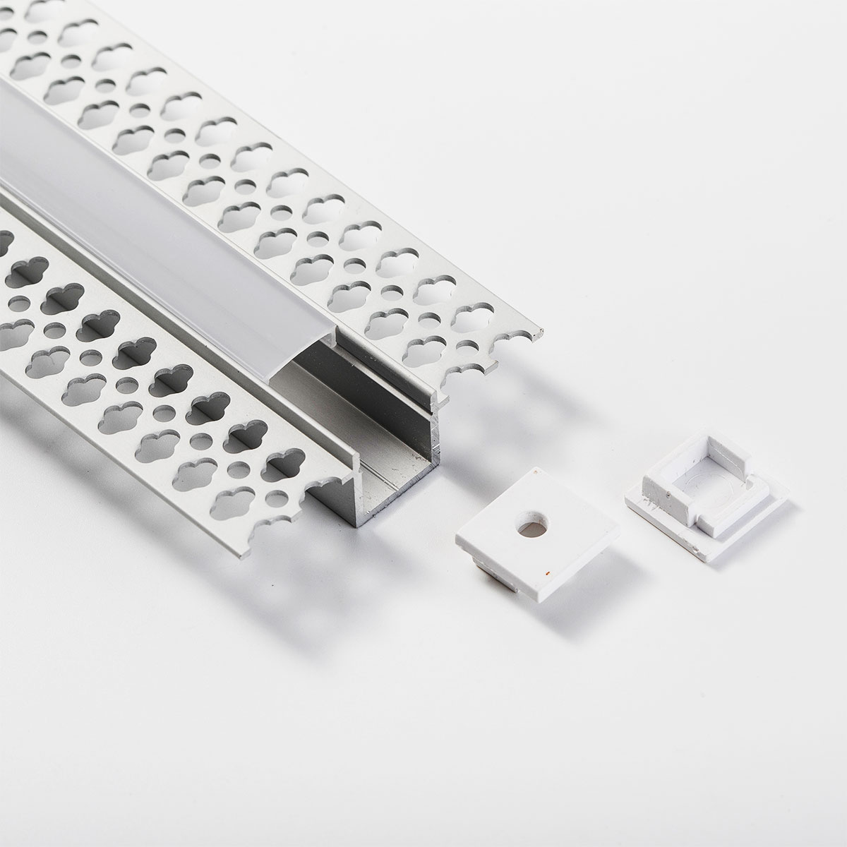 LUX-SPIP0C-2M | Flat Plaster-in Aluminium Profile with Diffuser ...