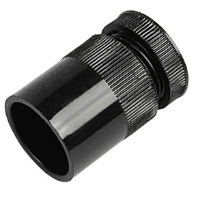20mm Black Male Adaptor | Conduit Accessories | MA20B - Superlec Direct