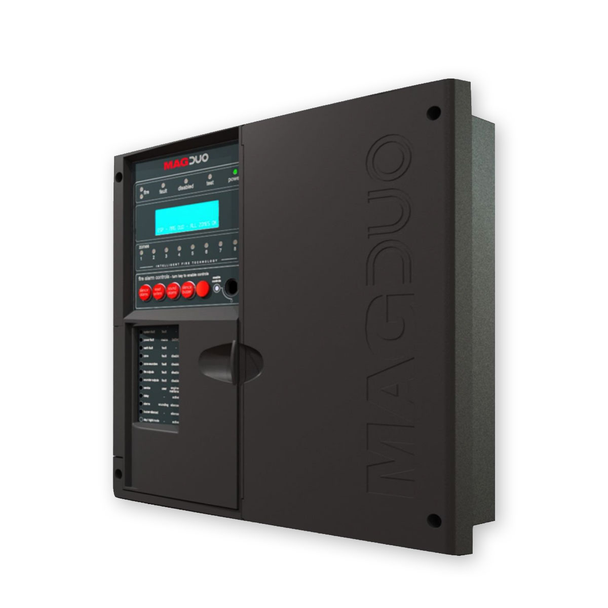 MAGDUO2B | ESP | 2 Zone 2 Wire Fire Panel | Black | Superlec Direct
