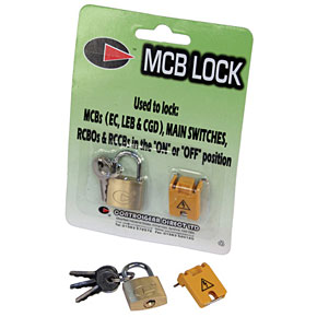 MCBLOCK | LEWDEN | MCB Box Padlock Kit | lock with Keys | Consumer Unit ...
