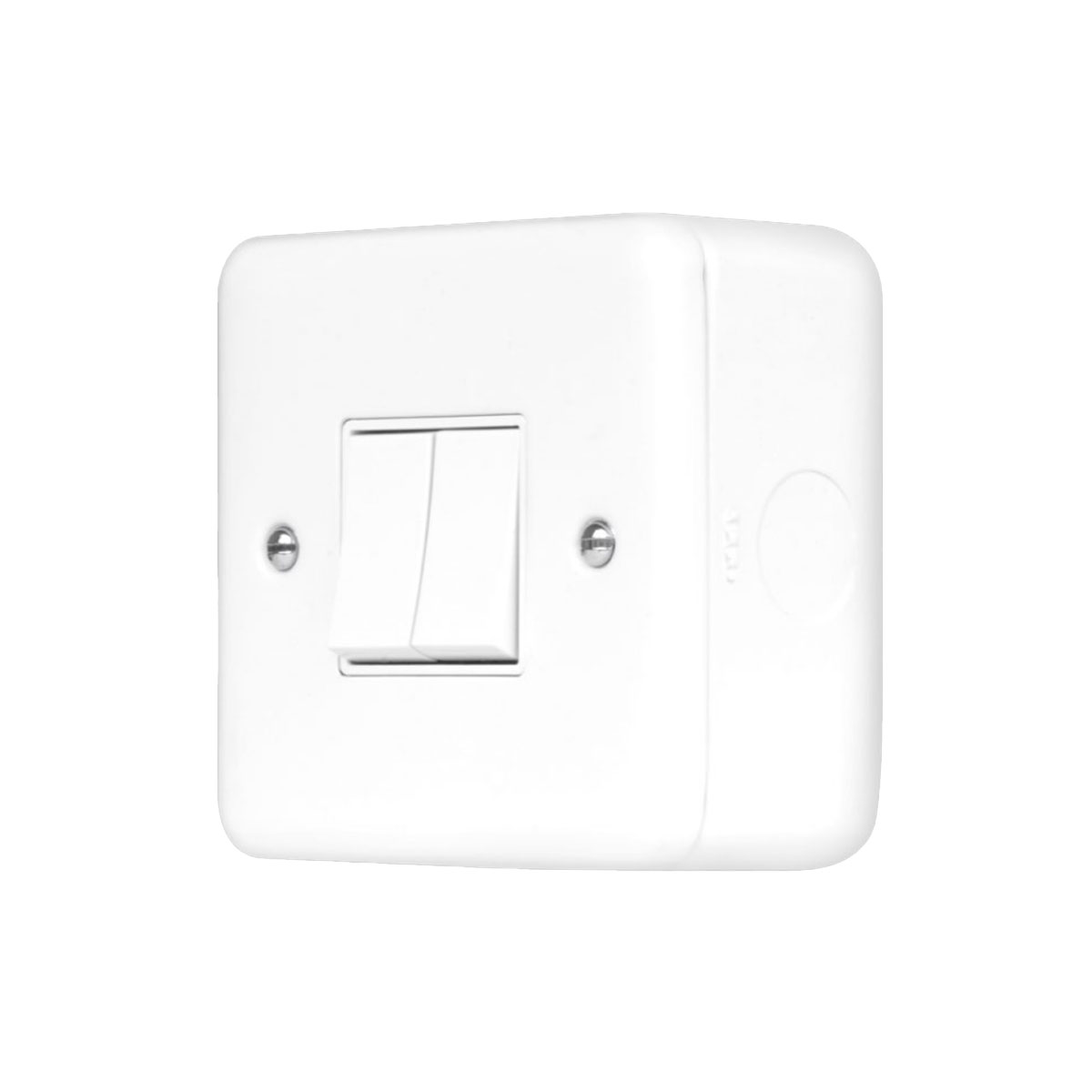 Scolmore Click Mcp012pw 10ax 2 Gang 2 Way Plate Switch Polar White Superlec Direct