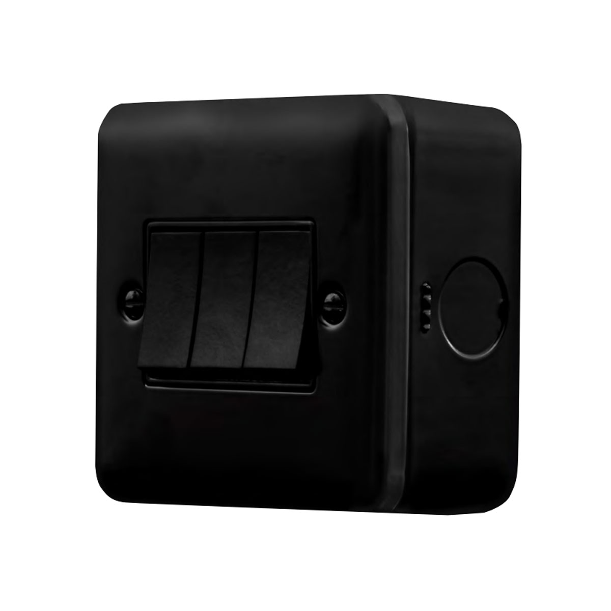 Scolmore | Click | MCP013BK 10AX 3 Gang 2 Way Plate Switch - Matte ...