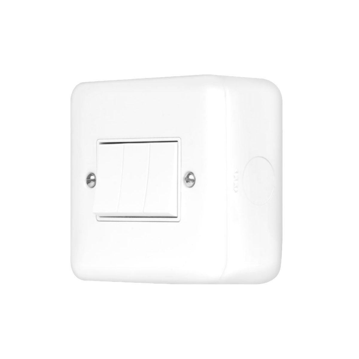 Scolmore Click Mcp013pw 10ax 3 Gang 2 Way Plate Switch Polar White Superlec Direct