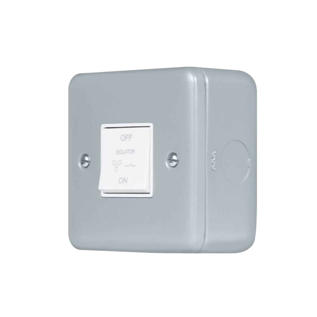 Scolmore | Click | MCP020 | 10A 3 Pole Fan Isolation Plate Switch ...