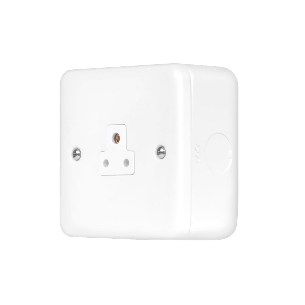 Scolmore Click Mcp039pw 2a Round Pin Socket Outlet Polar White Superlec Direct