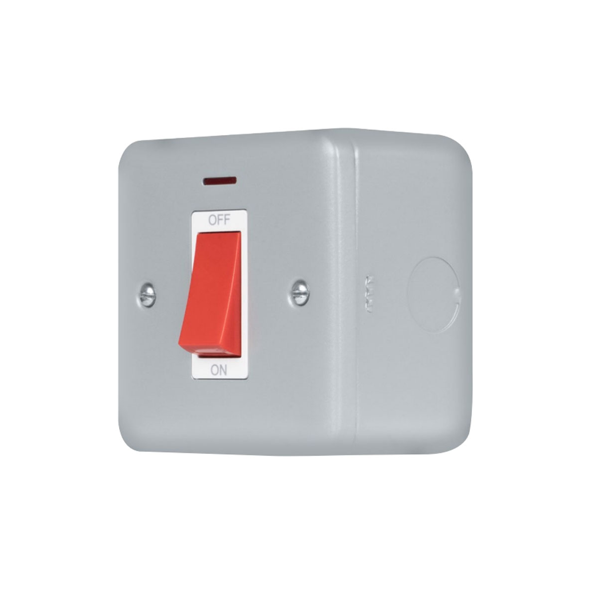 Scolmore | Click | MCP201 | 50A 1 Gang Double Pole Plate Switch with ...