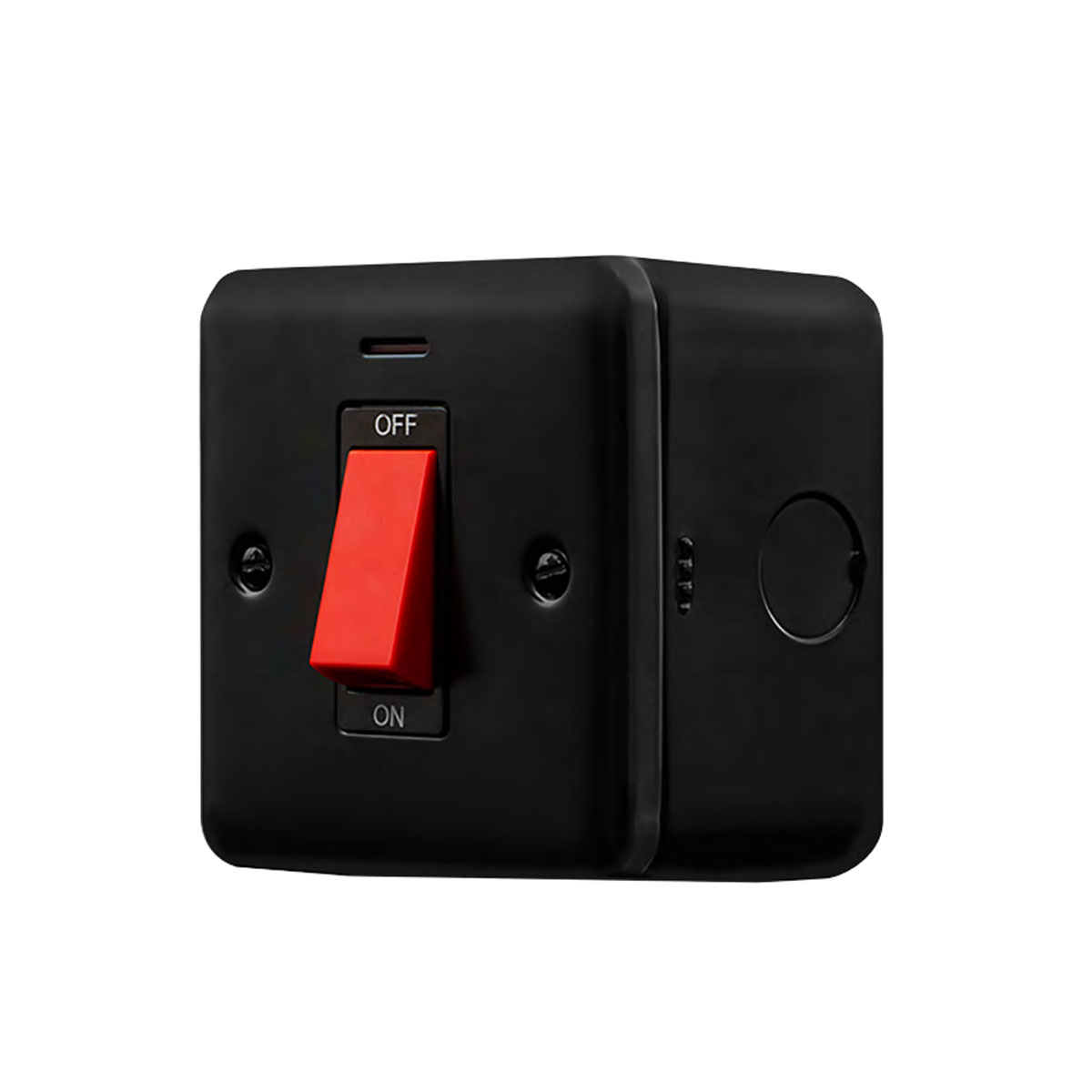 Scolmore | Click | MCP201 | 50A 1 Gang Double Pole Plate Switch with ...