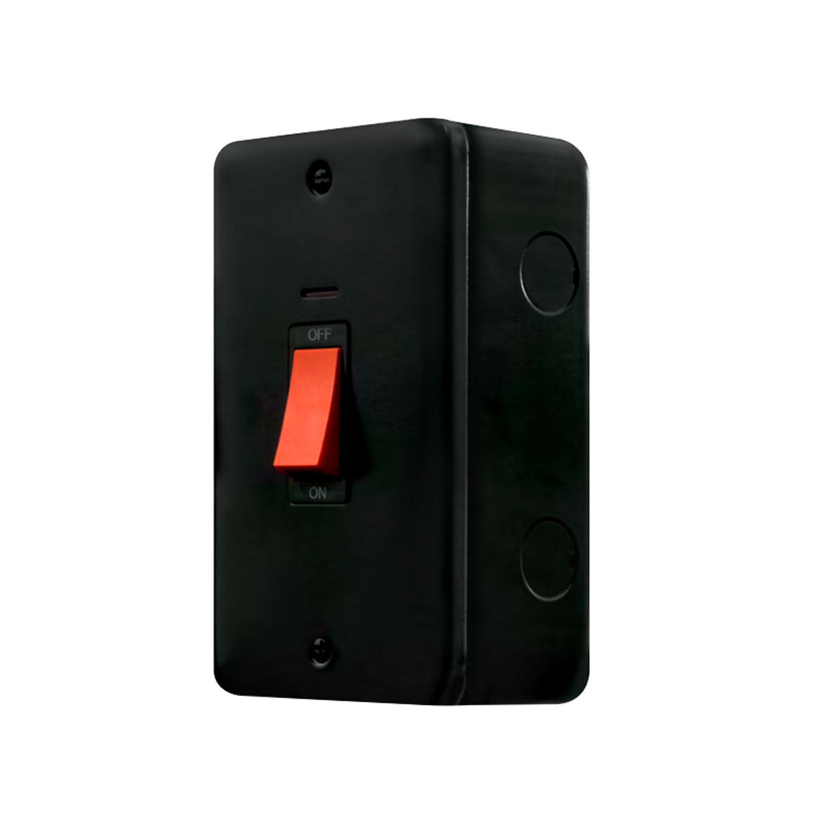 Scolmore | Click | MCP203BK | 50A 2 Gang (Vertical) Double Pole Plate ...