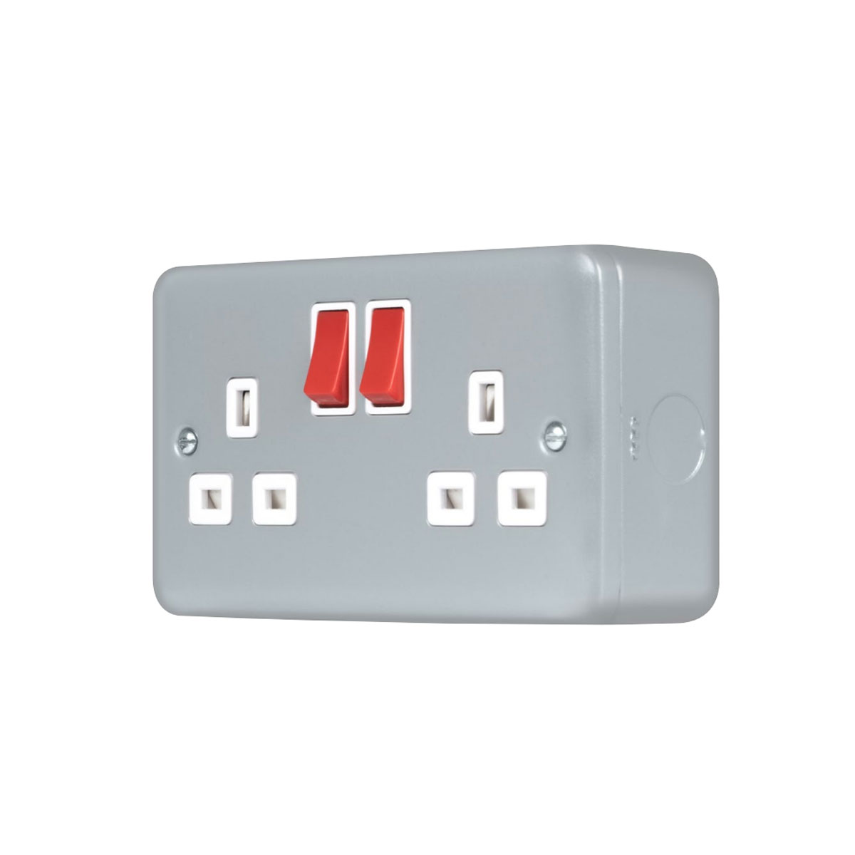 Scolmore | Click | MCP536RD | 13A 2 Gang Double Pole Switched Socket ...