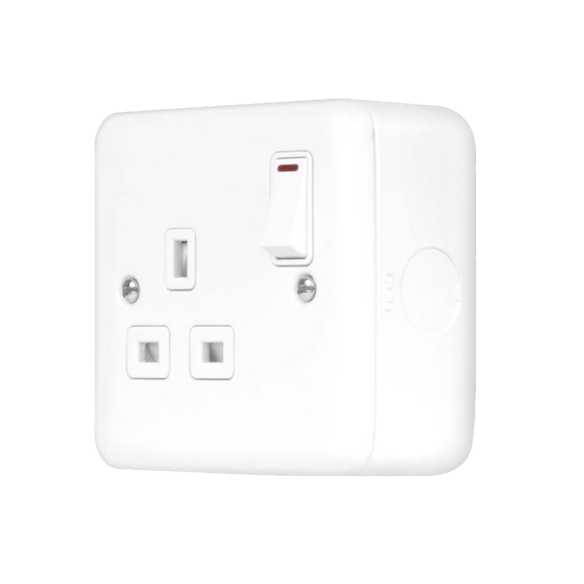Scolmore | Click | MCP835PW | 13A 1 Gang Double Pole Switched Socket ...