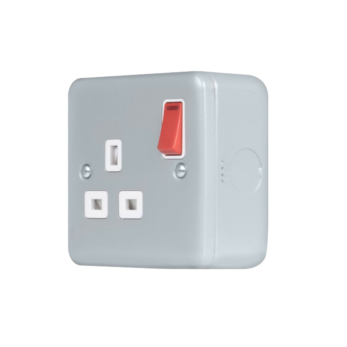 Scolmore | Click | MCP835RD | 13A 1 Gang Double Pole Switched Socket Outlet with LED - Red ...