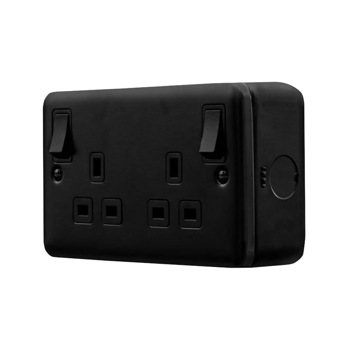 Scolmore | Click | MCP836BK | 13A 2 Gang Double Pole Switched Socket ...