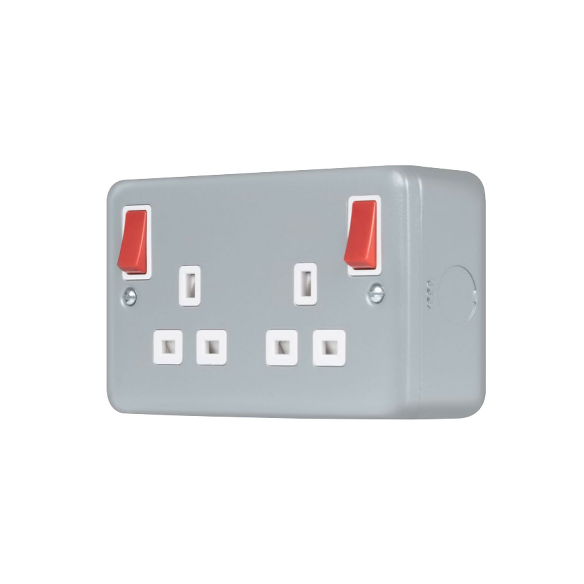 Scolmore | Click | MCP836RD | 13A 2 Gang Double Pole Switched Socket ...