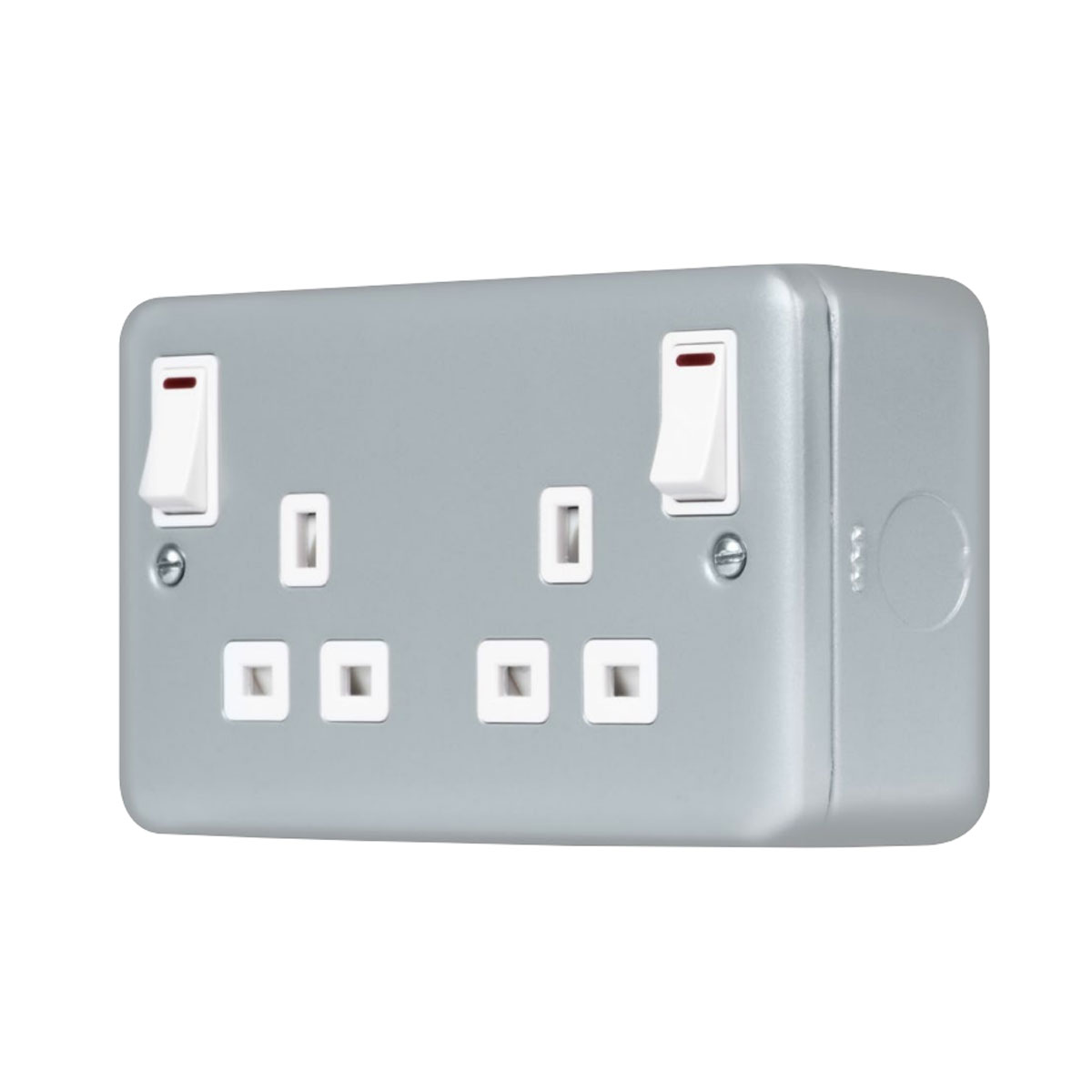 Scolmore | Click | MCP840 | 13A 2 Gang Double Pole Switched Socket ...