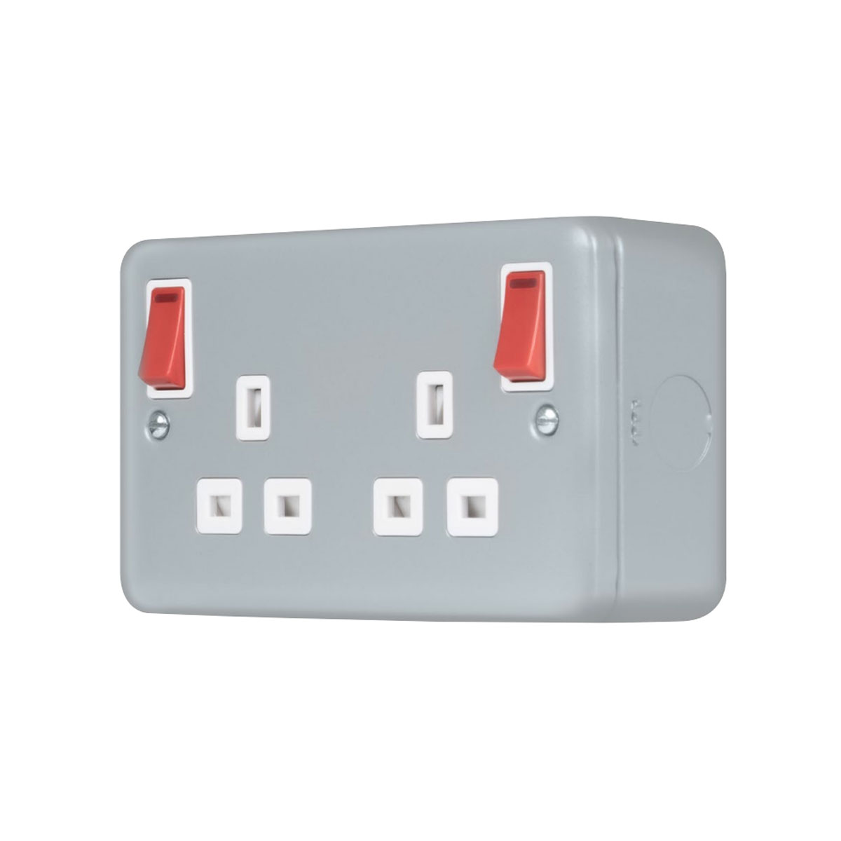 Scolmore | Click | MCP840RD | 13A 2 Gang Double Pole Switched Socket ...