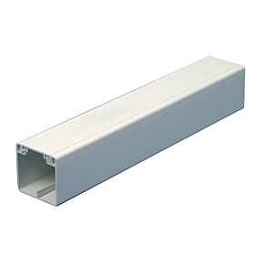 Falcon | MCT50 | 50 x 50 PVC Cable Trunking | 3m Length | White | c/w ...
