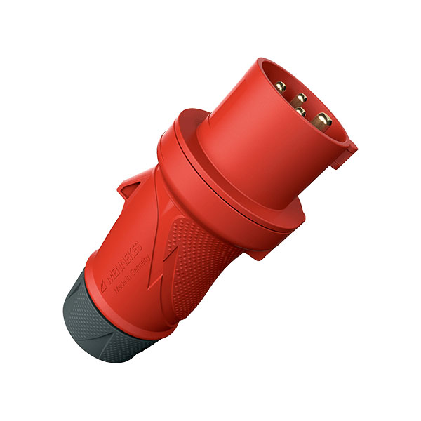 13506 | MENNEKES | Red 415V 16amp 4 pin Plug | 16amp Plug | Industrial ...