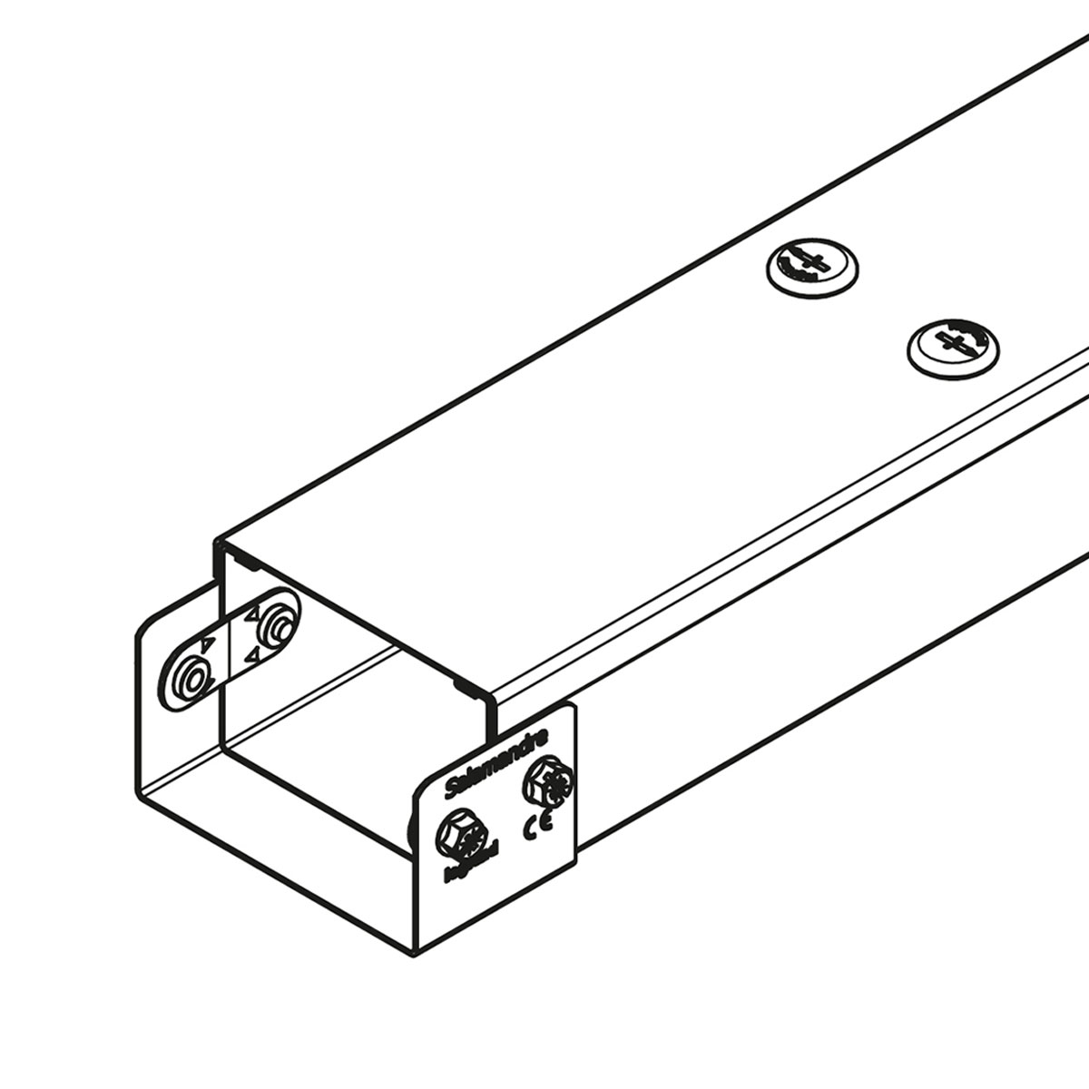 MGR33 | Legrand | Steel Trunking | 75mm Cable Trunking 3m Length ...