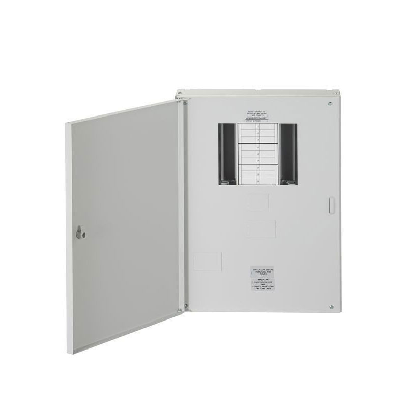 NHTN06L | WYLEX | 125Amp 6 way Type B TP&N Distribution Board | 125A 6 ...