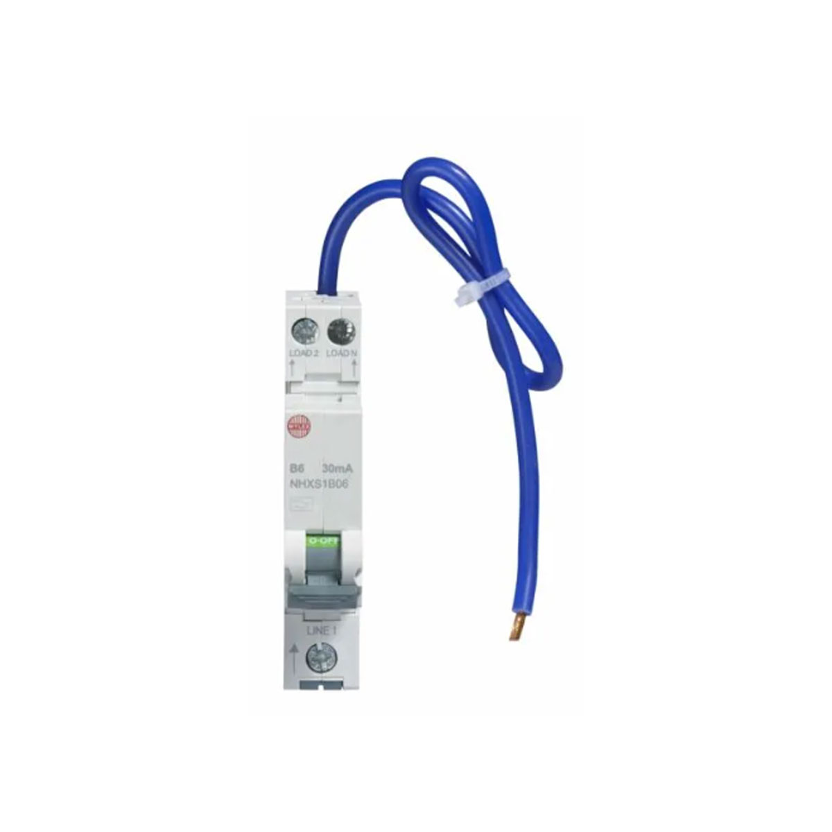 Wylex | NHXS1B06 | NHXS 6A 1P+N 1 Module B Curve 6kA 30mA RCBO | Superlec Direct