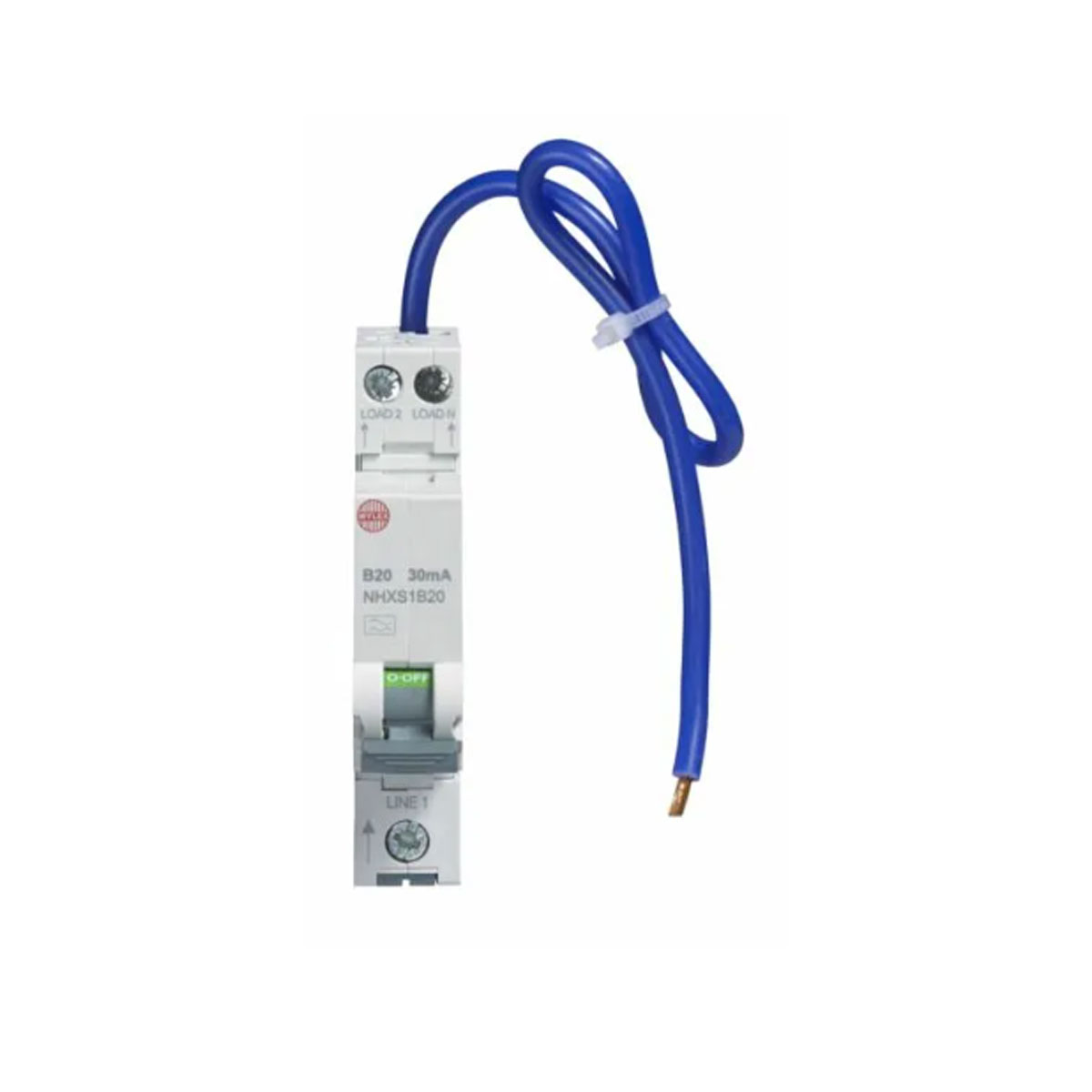 Wylex | NHXS1B20 | NHXS 20A 1P+N 1 Module B Curve 6kA 30mA RCBO | Superlec Direct