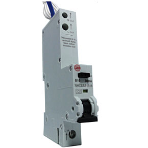 NHXSBS1B16 | WYLEX | 16amp Type B RCBO | 16amp RCBO | 16amp Residual Circuit Breaker | NH ...