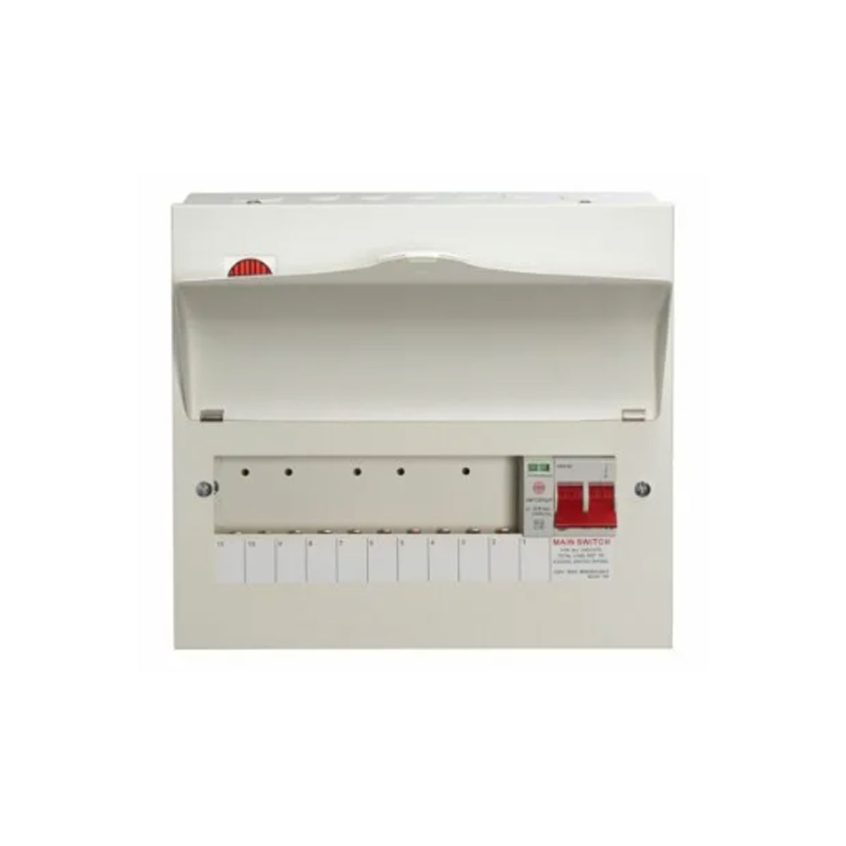 Wylex | NM1006LS | 10 Way 100A Isolator Incomer Metal Clad Consumer ...