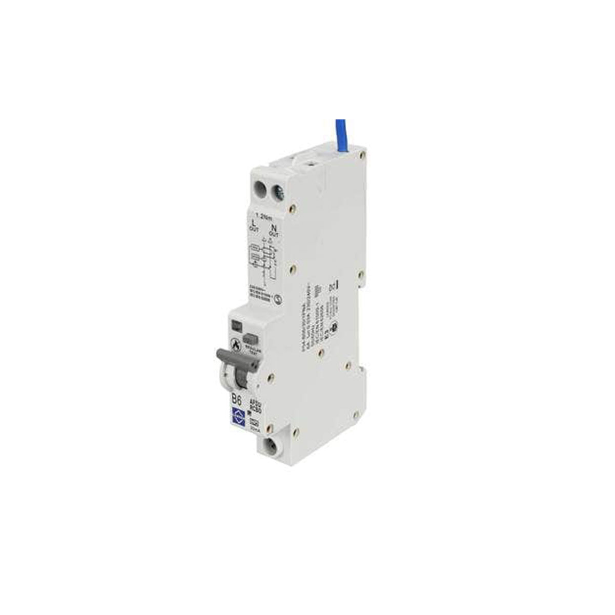 Lewden | P04-B06/30/1PNA | 6A 30mA AFFD RCBO 6ka 1 Module | Superlec Direct