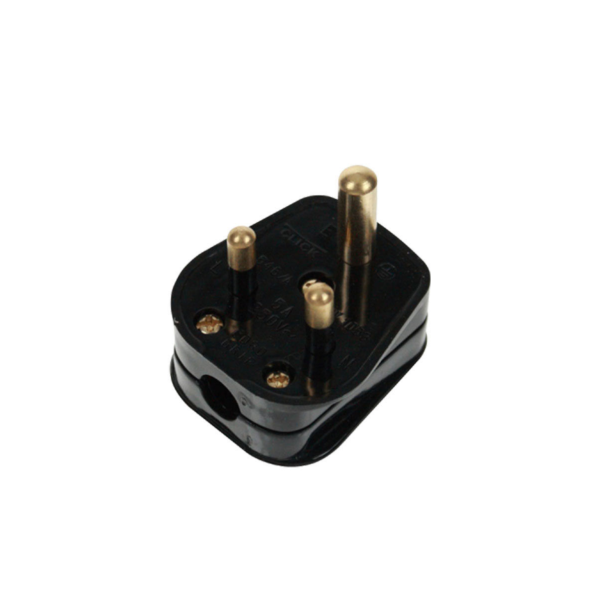 PA176 | SCOLMORE | Black 5amp round pin Plug | Old style UK plug | Easy ...