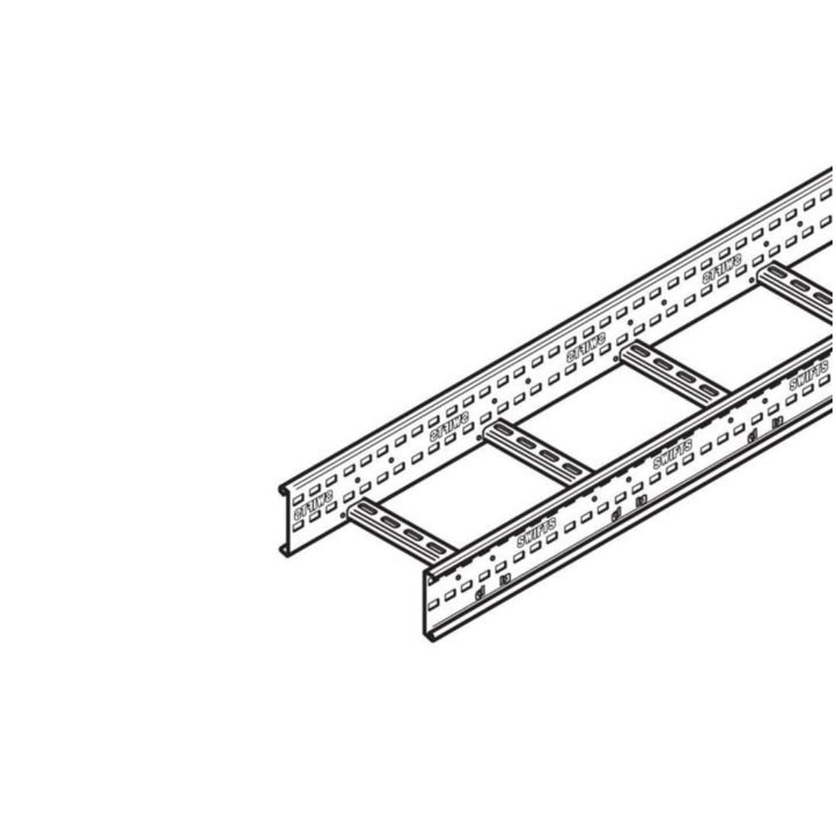 Legrand | PL450PG | Heavy Duty Pre-galvanised Swifts Cable 3m Ladder ...