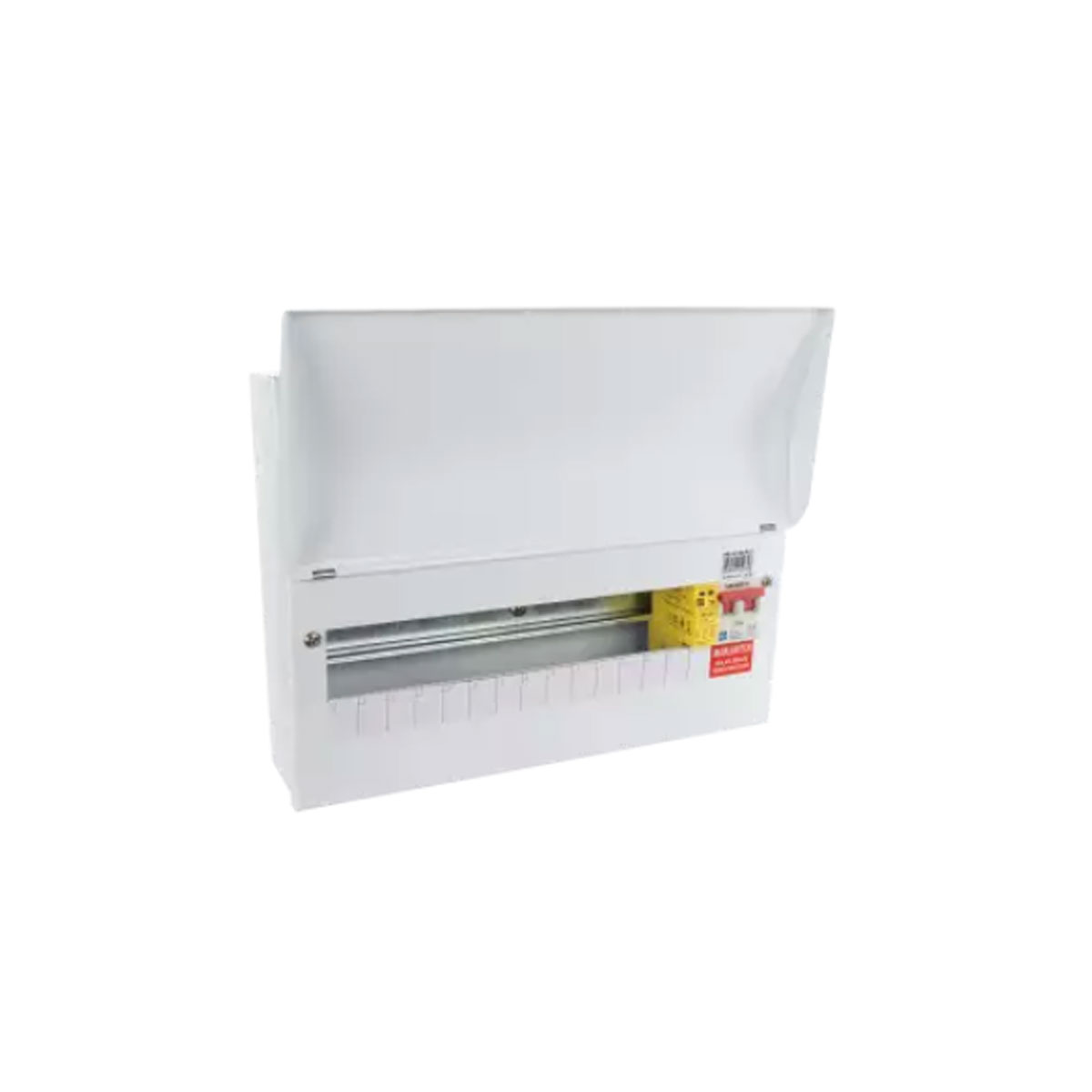 Lewden | PRO-S14W-R1S | White 14-Way RCBO - 100A Isolator & Type 2 SPD