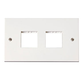 PRW404 | SCOLMORE | Four gang switch socket Double wall Plate ...