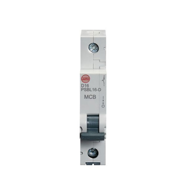 PSBL16-D | WYLEX | 16a Single pole Type D MBC | 16amp SP MCB | 16amp ...
