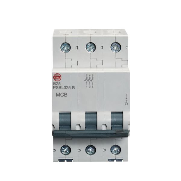 PSBL325-B | WYLEX | 25a Triple pole Type B MCB | 25amp TP MCB | 25amp ...
