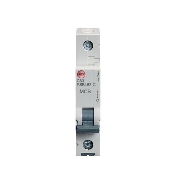 PSBL63-C | WYLEX | 63a Single pole Type C MCB | 63amp SP MCB | 63amp Mini Circuit Breaker | NH ...