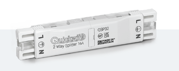 Quickwire | QSP32 | 2 Way Splitter 16amps - Maintenance Free | Superlec ...