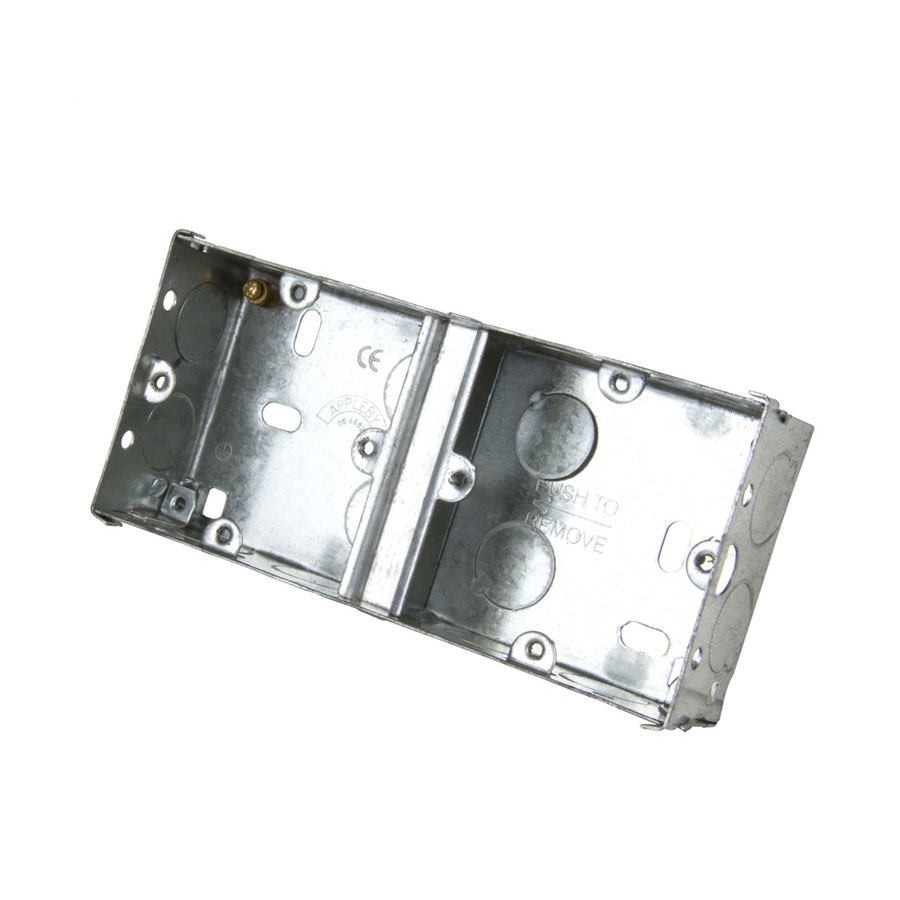 SB636 | Appleby | Flush Dual Metal Box 35mm | Superlec Direct