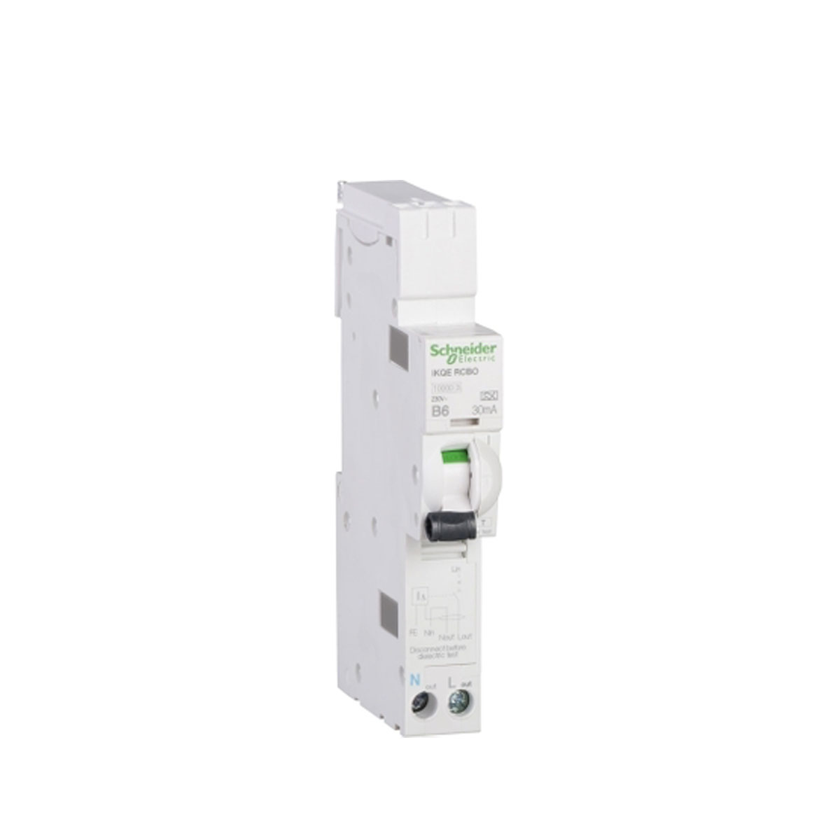 Schneider | SEE106B03 |Acti9 RCBO 6amp 30Ma Type B earth leakage ...