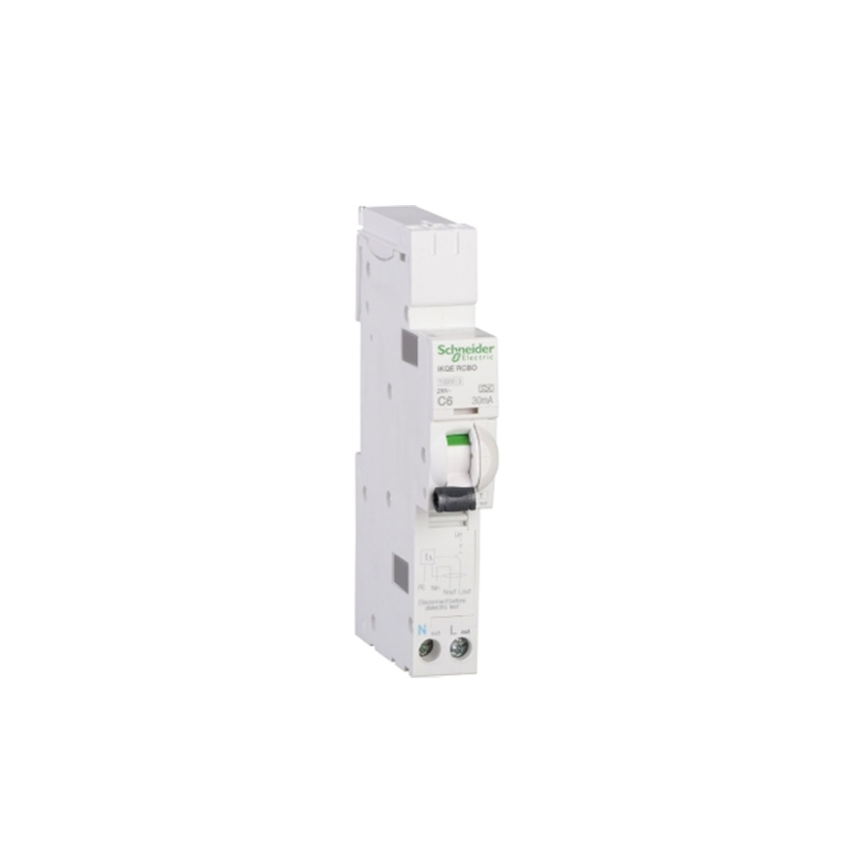 Schneider | SEE106C03 | Acti9 RCBO 6amp 30Ma Type C earth leakage ...