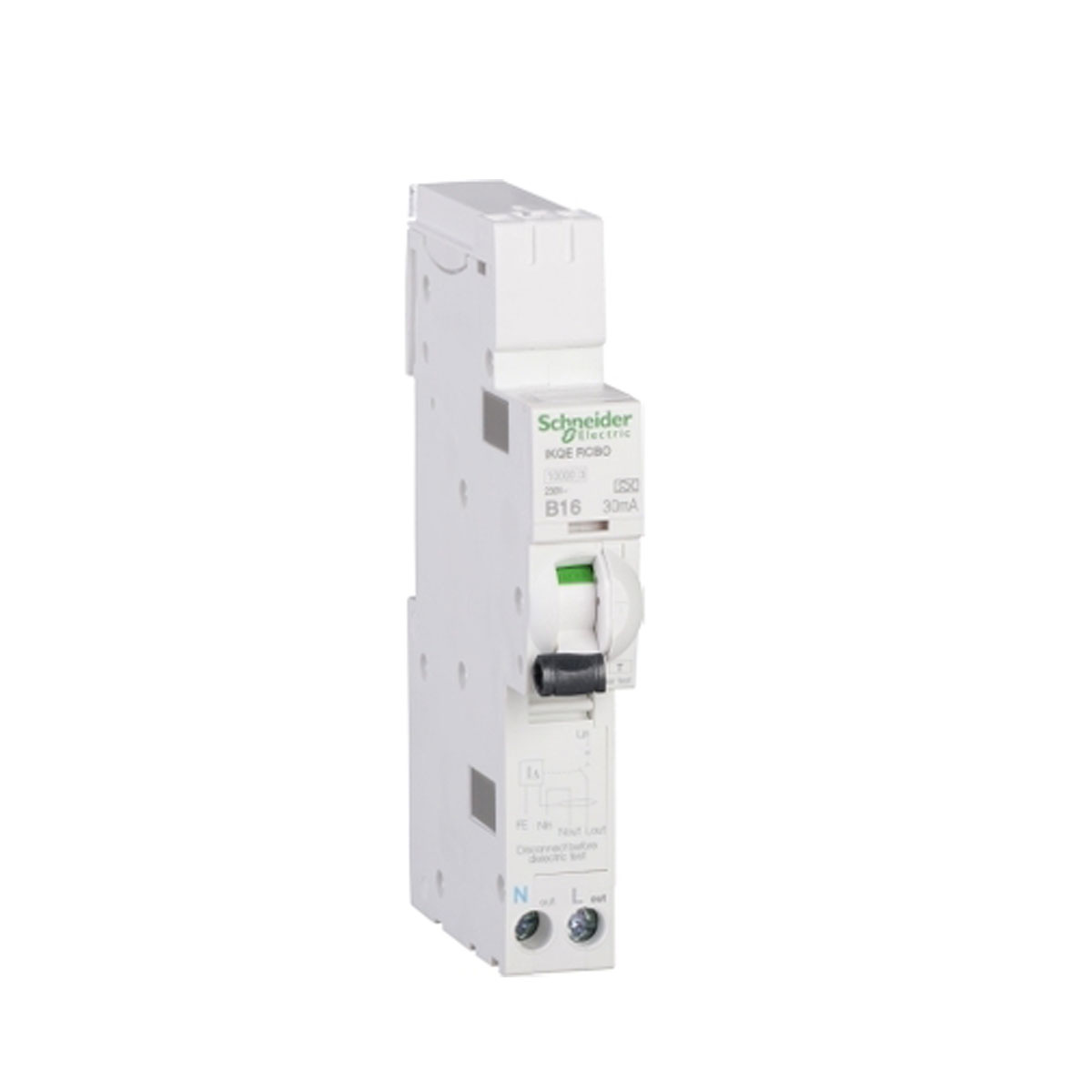 Schneider | SEE116B03 | Acti9 RCBO 16amp 30Ma Type B earth leakage circuit breaker 10Ka ...