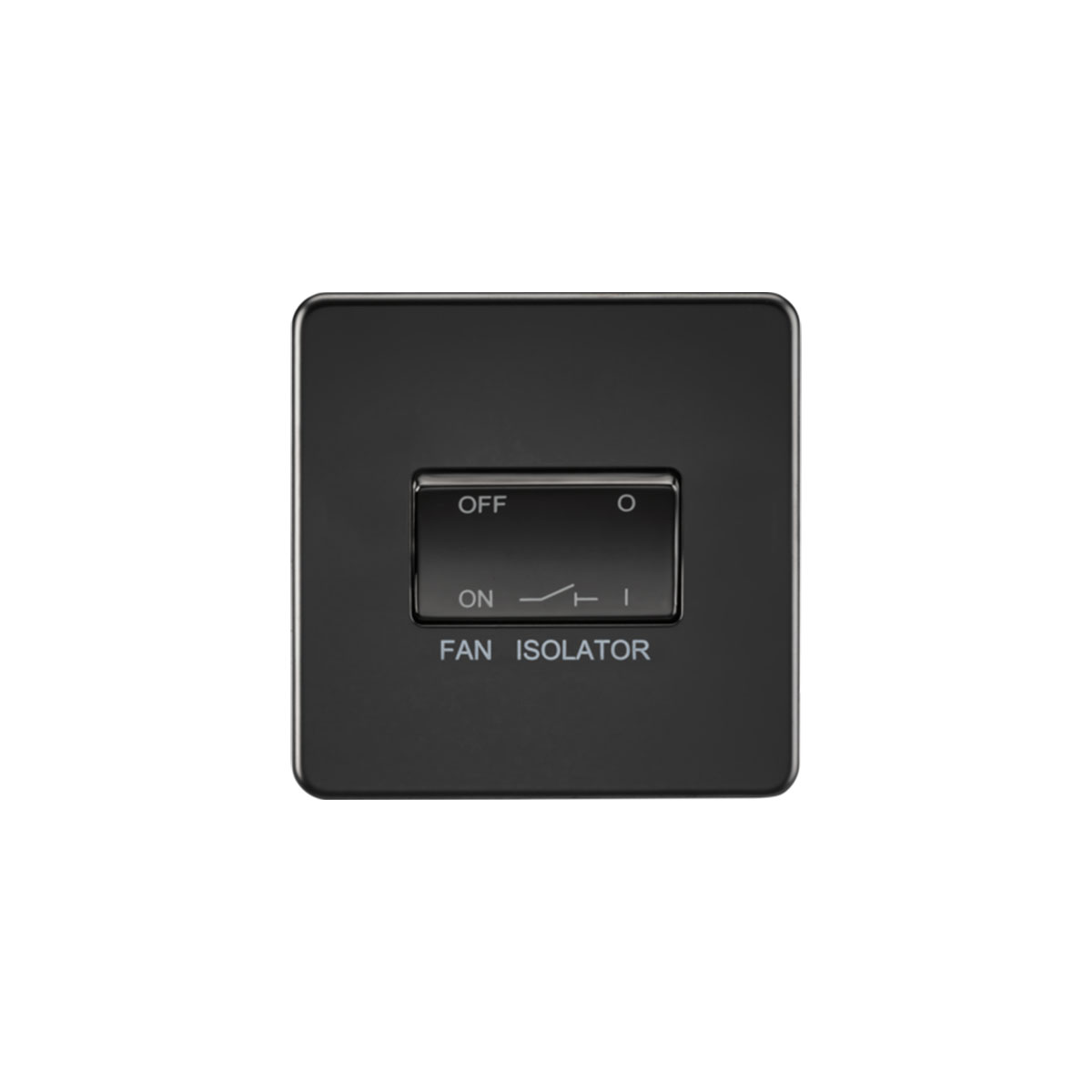 Knightsbridge | SF1100MBB | Screwless 10AX 3 Pole Fan Isolator Switch ...