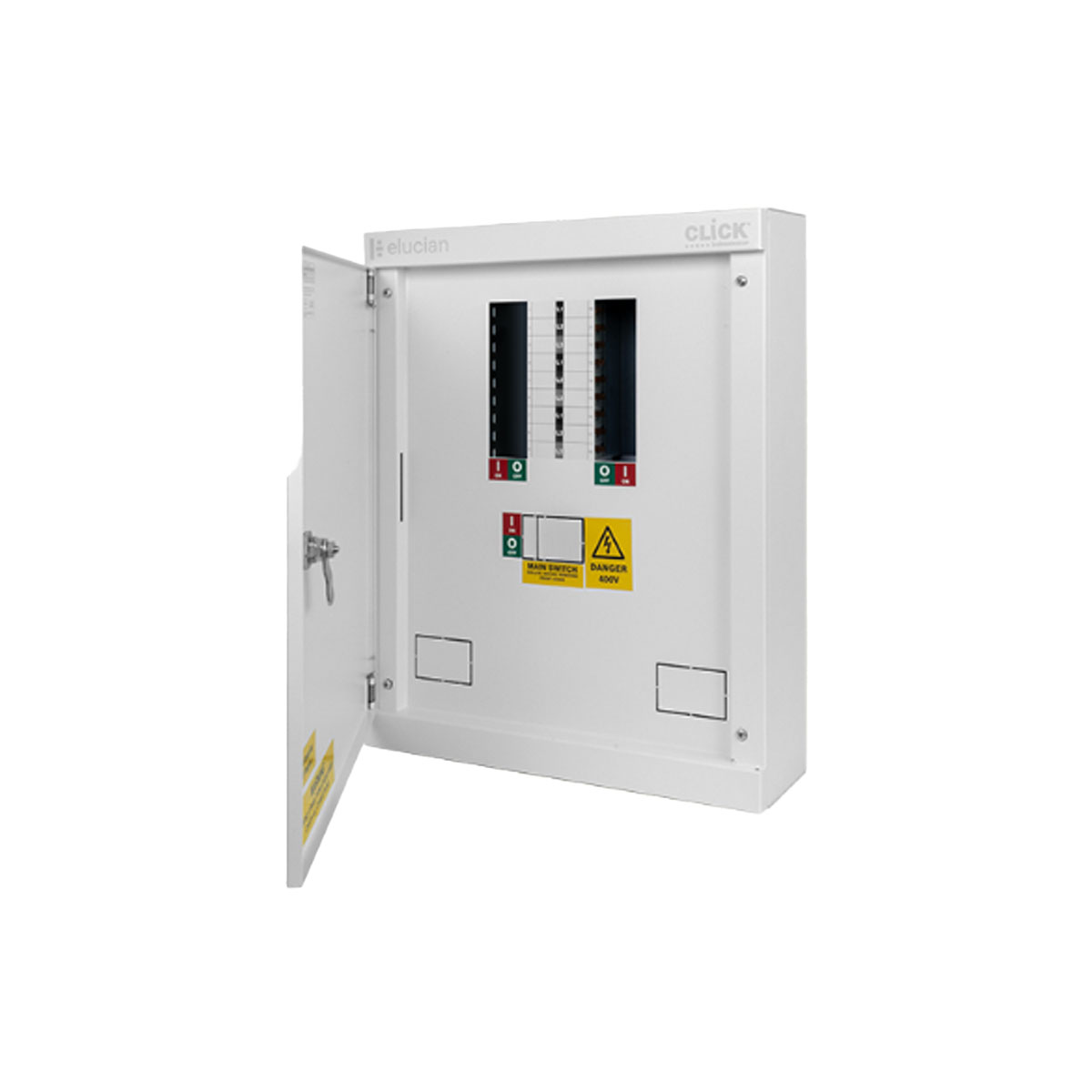 Click Elucian | TPEB6 | 6 Way 125A Three Phase Distribution board ...