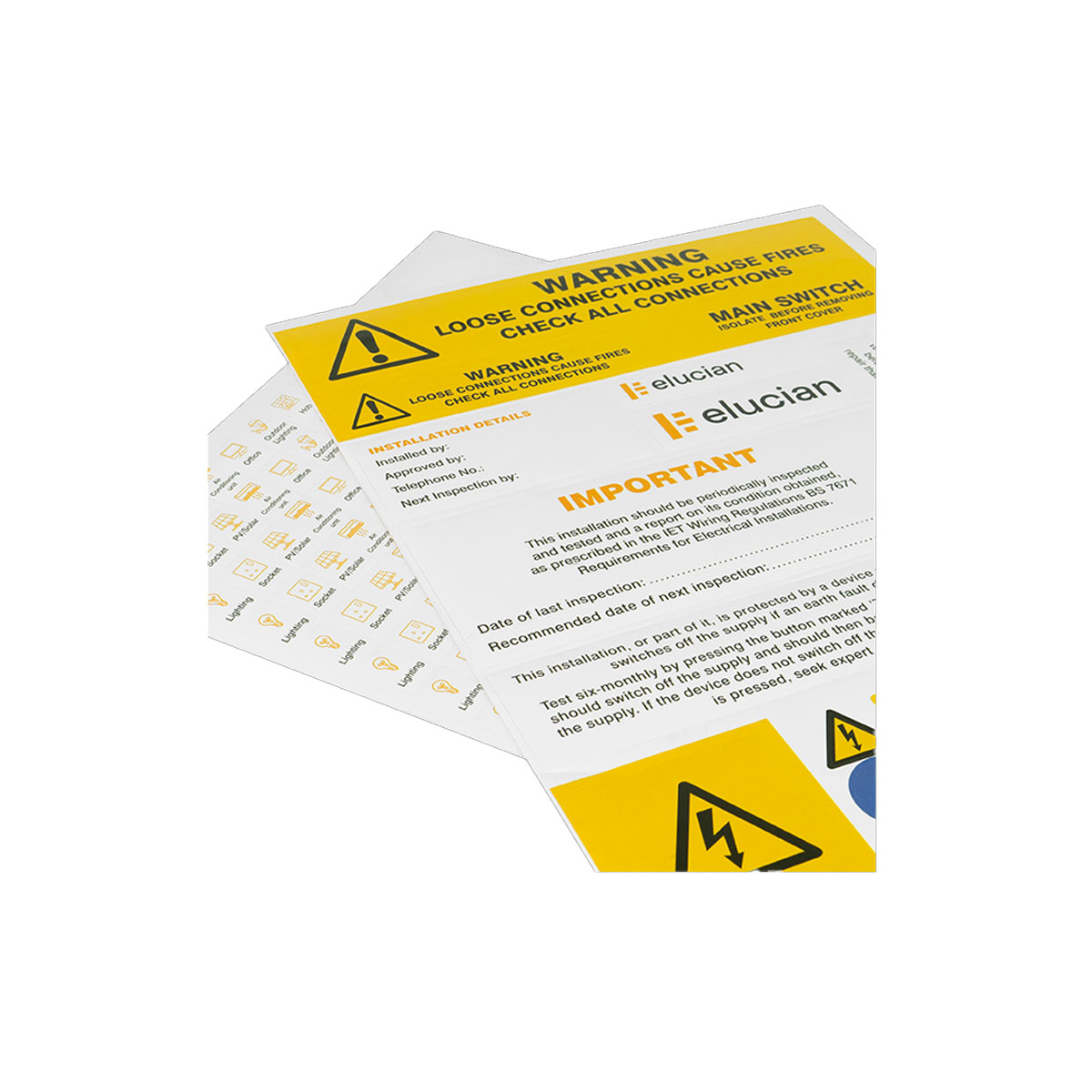 Click Elucian | TPLABELK Label pack | Superlec Direct