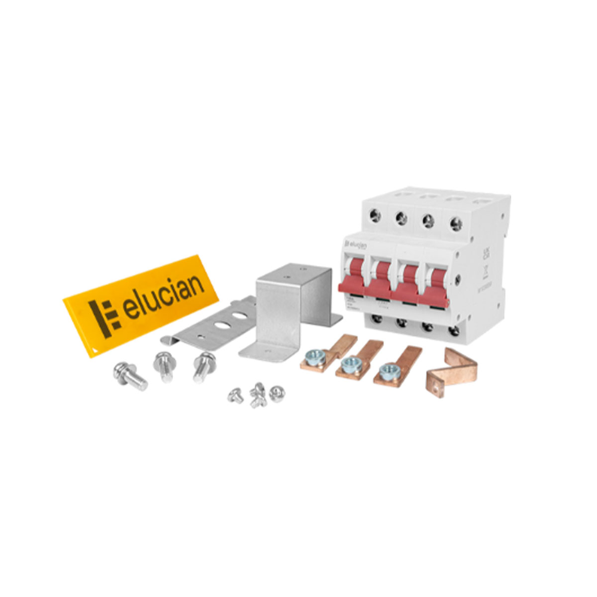 Click Elucian | TPMS4125K | 4 Pole 125A Main switch Kit for 8, 12, 16 ...