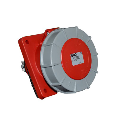 UISV463-6S | Garo | 63A 5 Pin 415V Panel Socket | IP67 Rated | Superlec ...