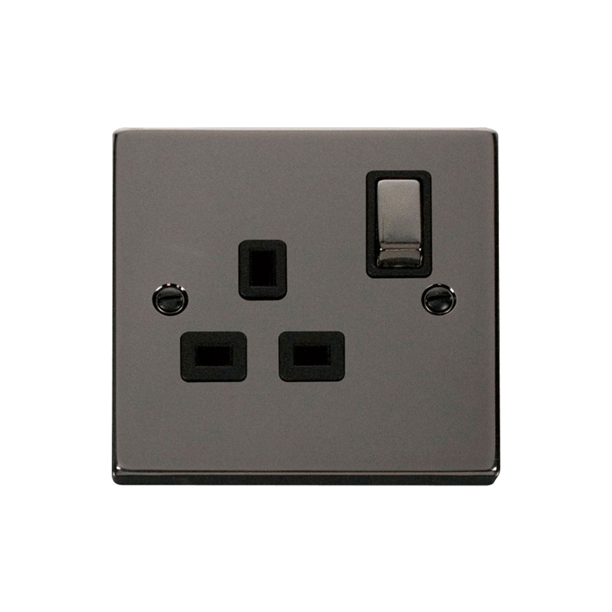 Scolmore | VPBN535BK | 13A Ingot 1 Gang Double Pole Switched Socket ...