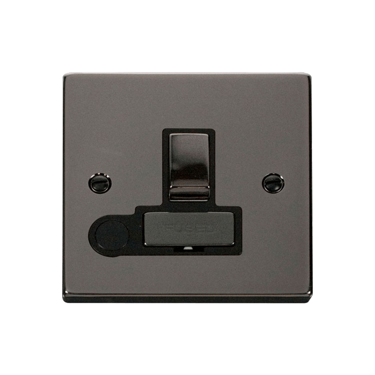 Scolmore | VPBN551BK | 13A Ingot Double Pole Switched Fused Connection Unit With Optional Flex ...