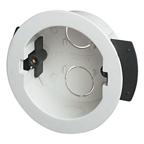 WA108P | SCOLMORE | 35mm Circular dry lining socket box | Drywall ...